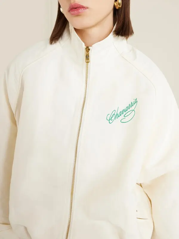 WILLY CHAVARRIA Ruff Rider Embroidered Shell Jacket