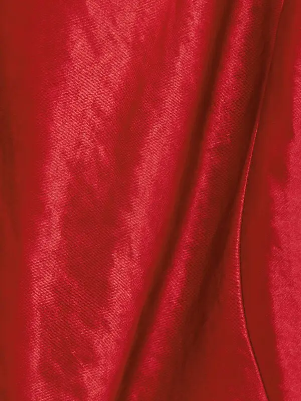 Maria Mcmanus Paneled Hammered Satin Camisole