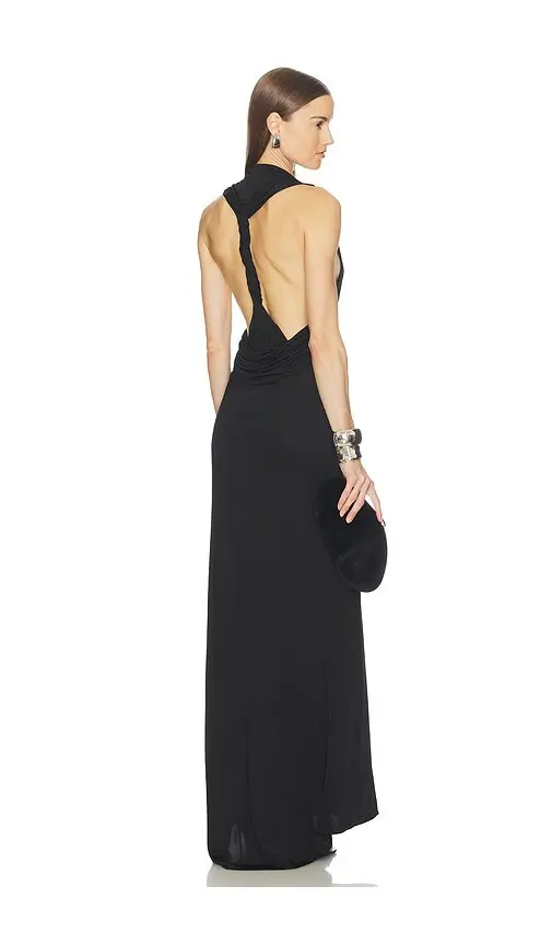 CAMILA COELHO Leonora Gown - Black