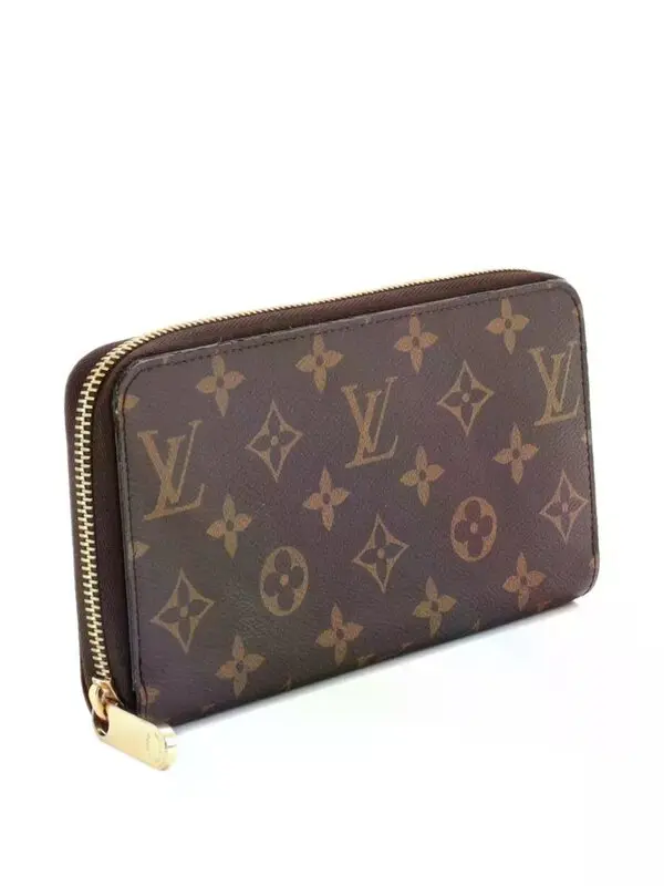 LOUIS VUITTON Zippy Wallet Monogram Canvas Small Wallets