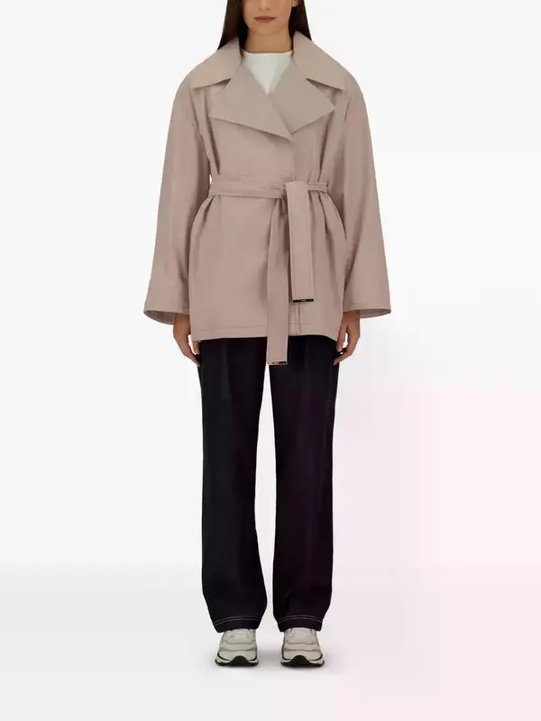 Herno Double-breasted Belt Raincoat