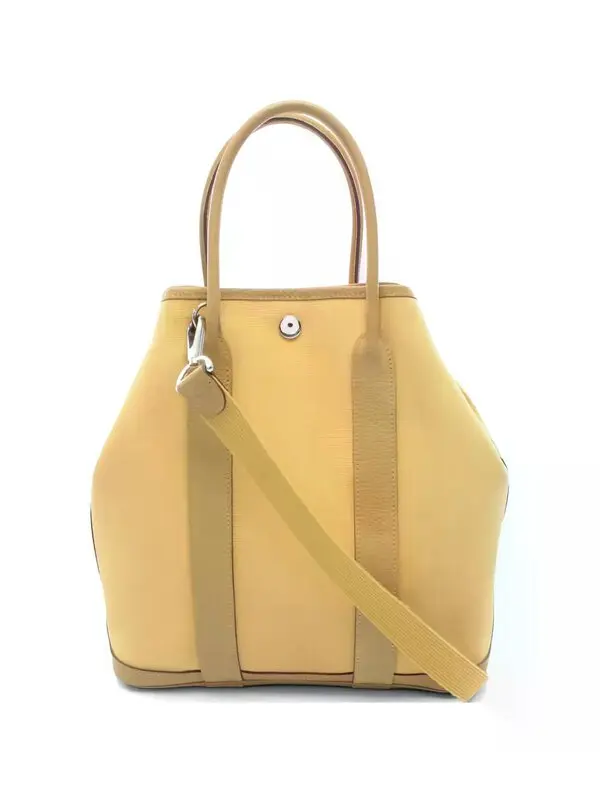 Hermès 2020 Pm Garden File Tote Bag - Yellow