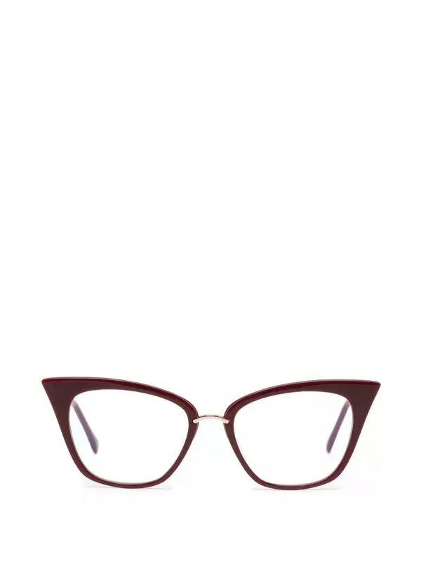 Dita Rebella Cat Eye Glasses - Red