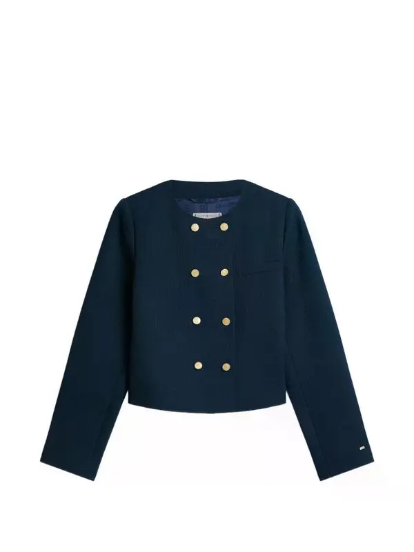 Tommy Hilfiger Button Round-neck Jacket