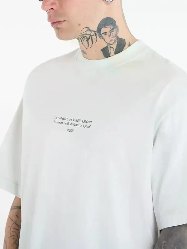 Off-White Statement T-shirt - Green