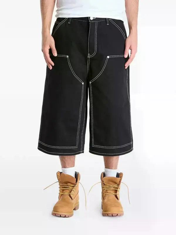 AWAKE NY Double Knee Jorts - Black