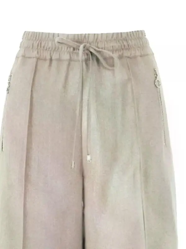 D.exterior Panelled Drawstring Trousers