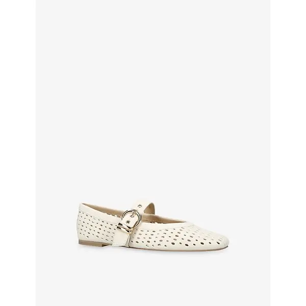 Dolce Vita Mikel Perforated Suede Ballet Flats