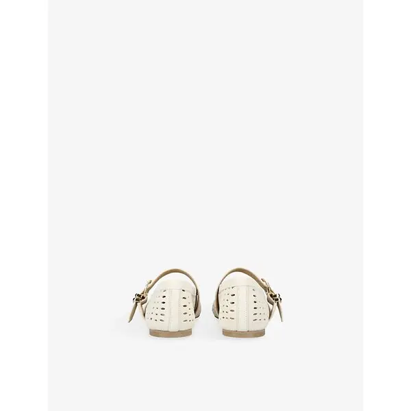 Dolce Vita Mikel Perforated Suede Ballet Flats