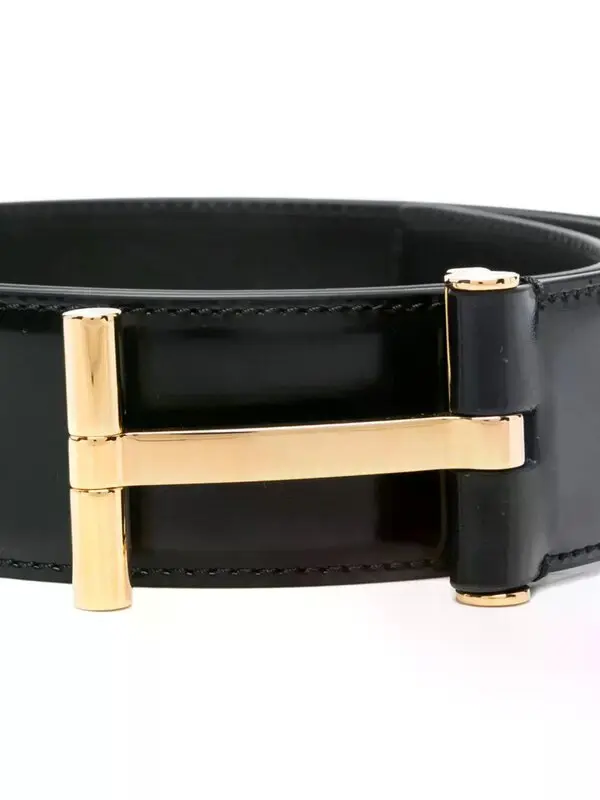 TOM FORD T-buckle Belt - Black