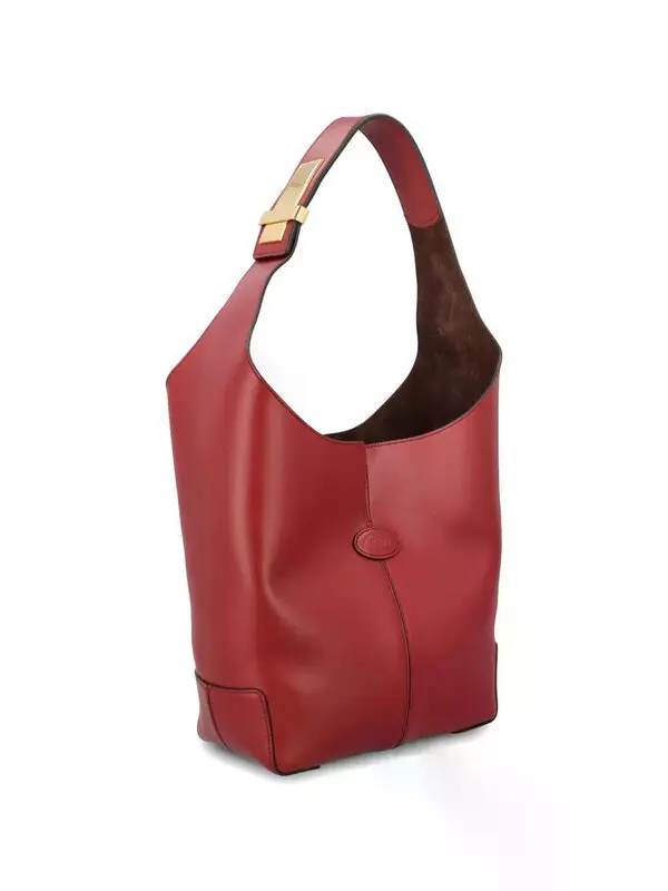 TOD'S Small Di Bag Folio Shoulder Bag - Red