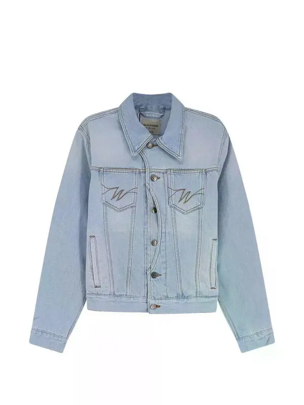 WALK IN PARIS Postman's Chest-pocket Denim Jacket