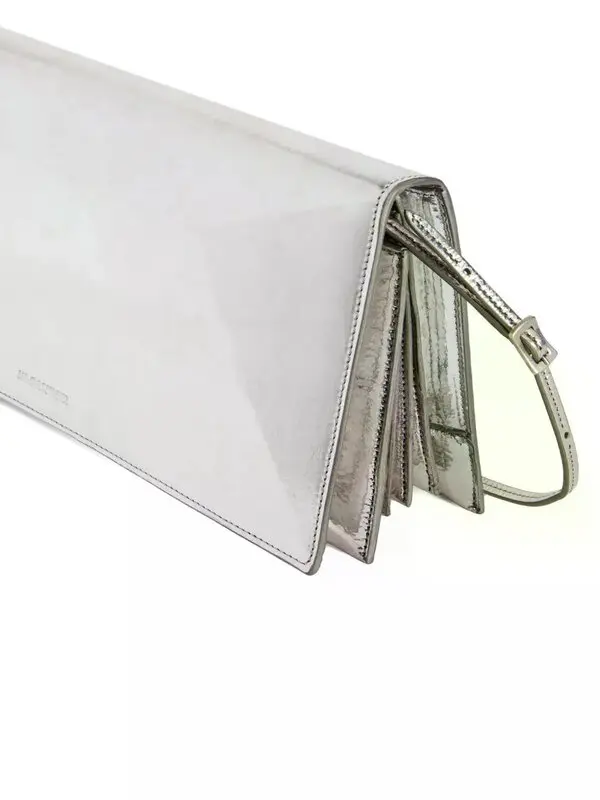 JIL SANDER Medium File Shoulder Bag - Silver