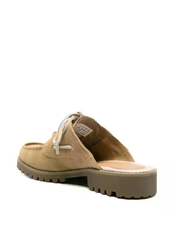 Timberland Fringed Lace-up Mules