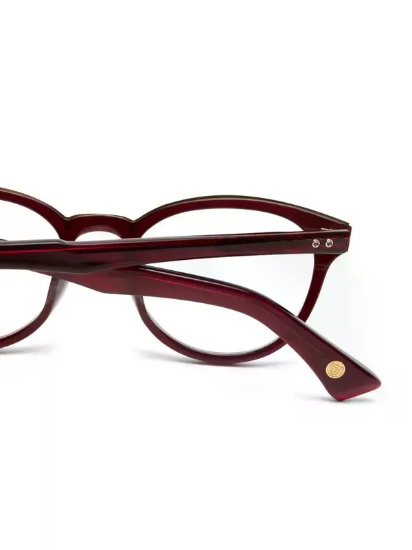 Dita Khaysun Square-frame Glasses - Red