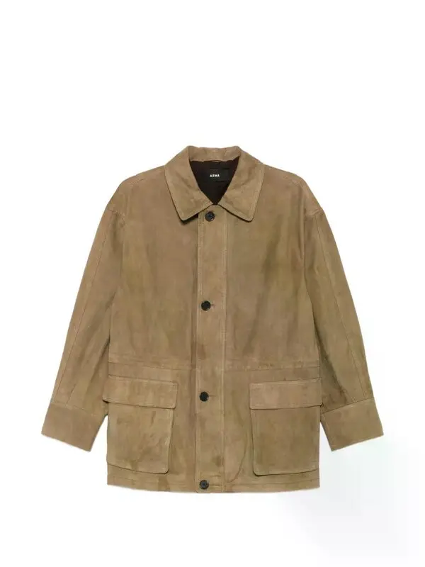 ARMA Maeve Suede Jacket - Neutrals