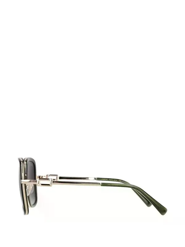 LANCEL Tess Geometric Sunglasses - Green