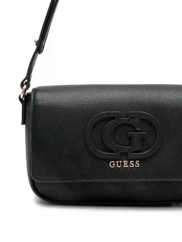 Guess Isola Embossed Logo Shoulder Bag