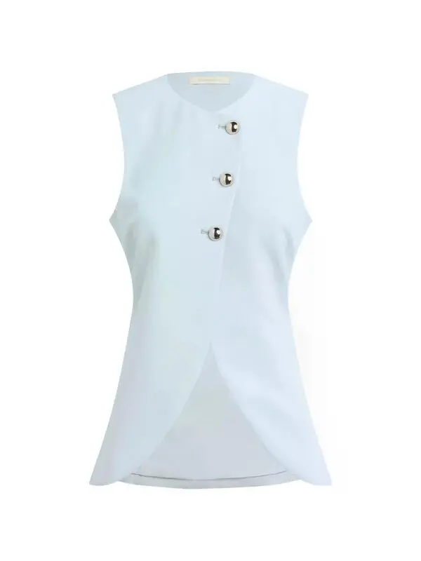 FAVORITE DAUGHTER Sleeveless Button-up Blouse