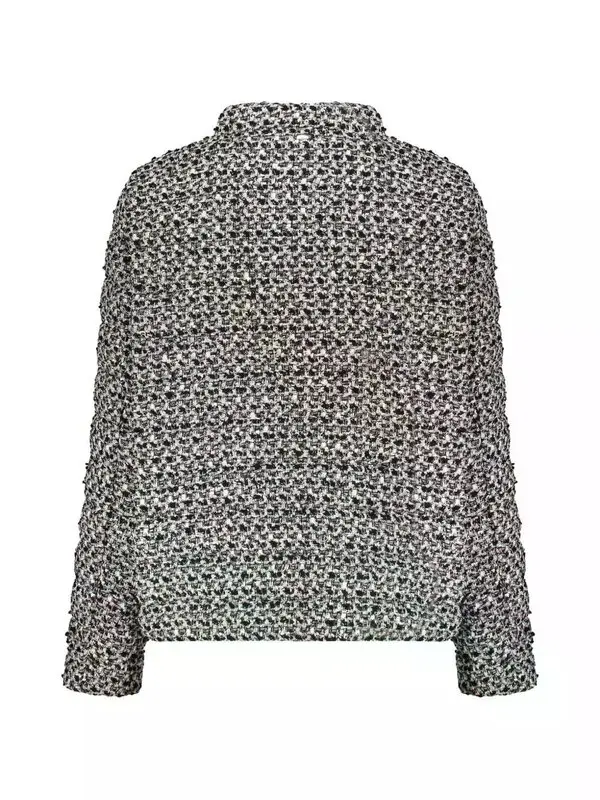 Herno Zip-up Bouclé Puffer Jacket