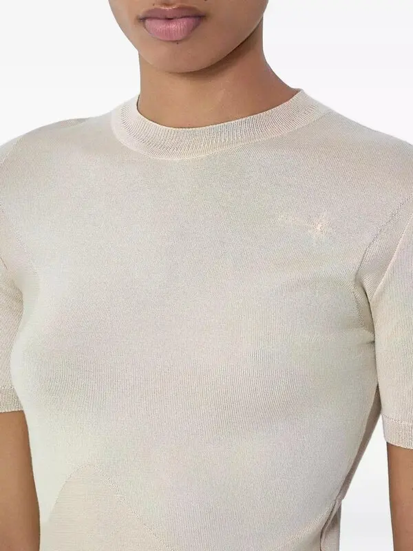 SKIN SERIES Fine-knit T-shirt