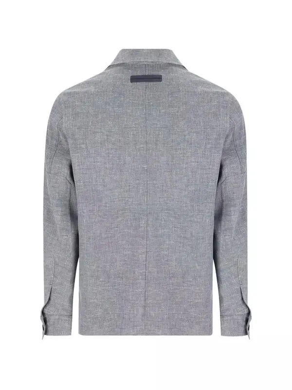 Zegna Flap-pockets Shirt - Grey