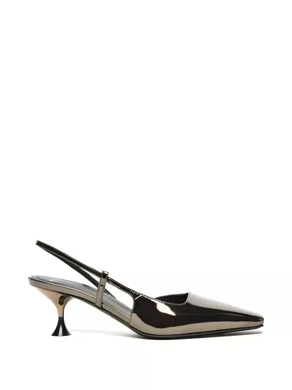3JUIN 50mm Kira Vegas Pumps - Silver