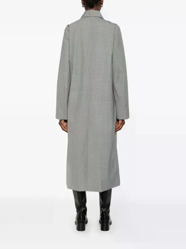 Our Legacy Capital Single-breasted Checked Coat
