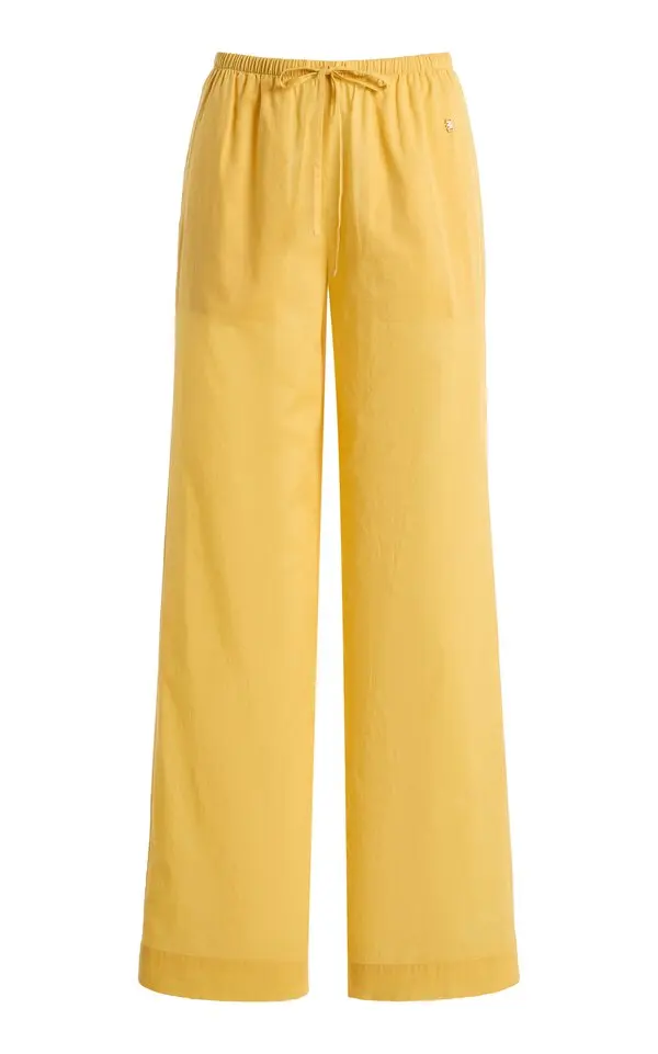 Eterne Brody Cotton Pants - Yellow