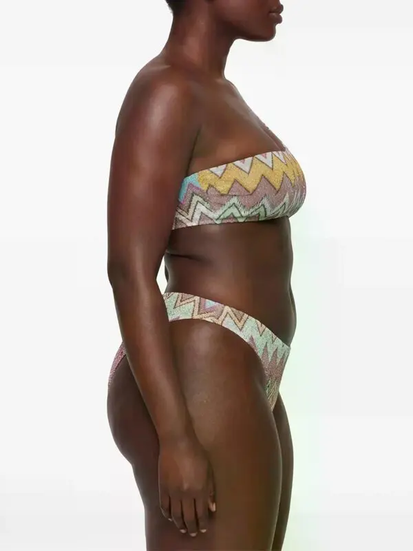 Missoni Zigzag One-shoulder Bikini