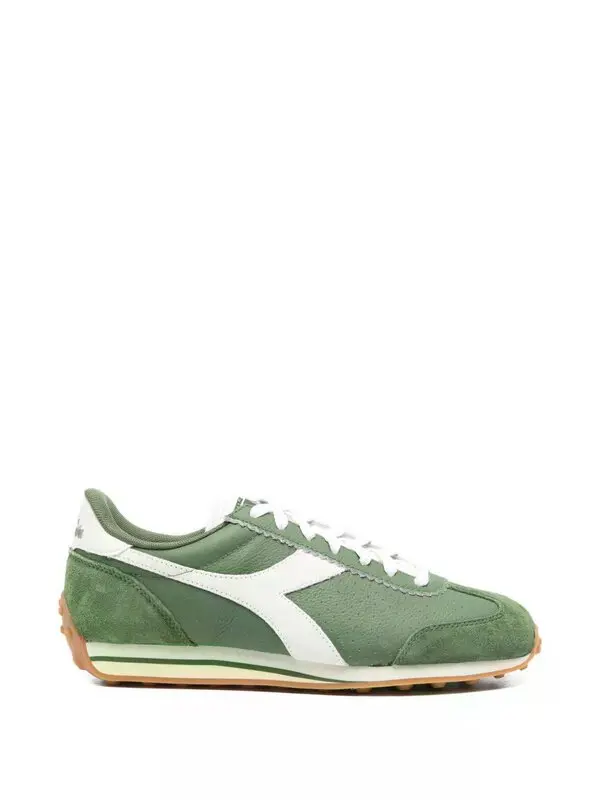 DIADORA Rally Punched Leather Sneakers - Green