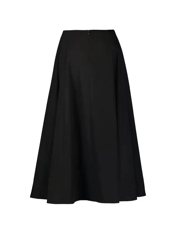 Adam Lippes A-line Skirt With Zip Fastening - Black