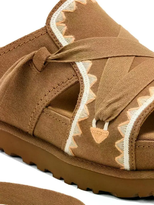 UGG Goldenstar Hi Artistitch Sandals - Brown