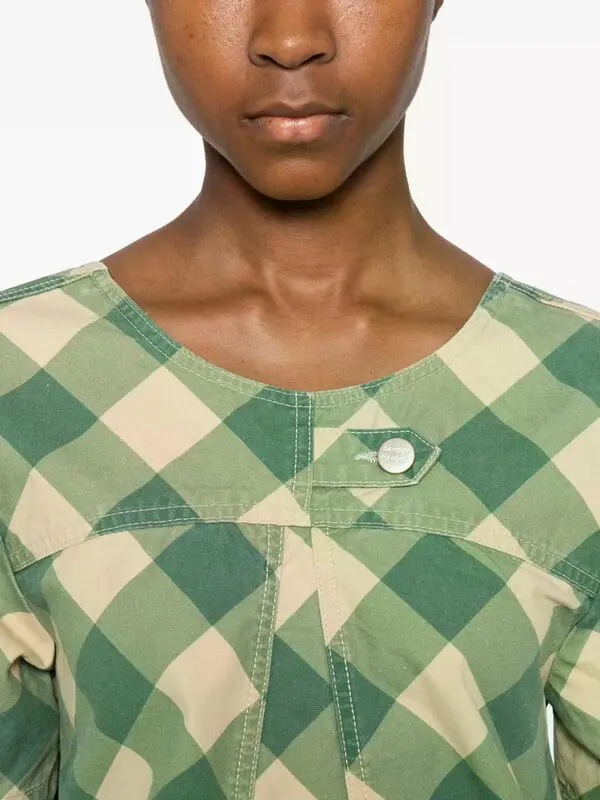 DAMSON MADDER Checked Mini Dress