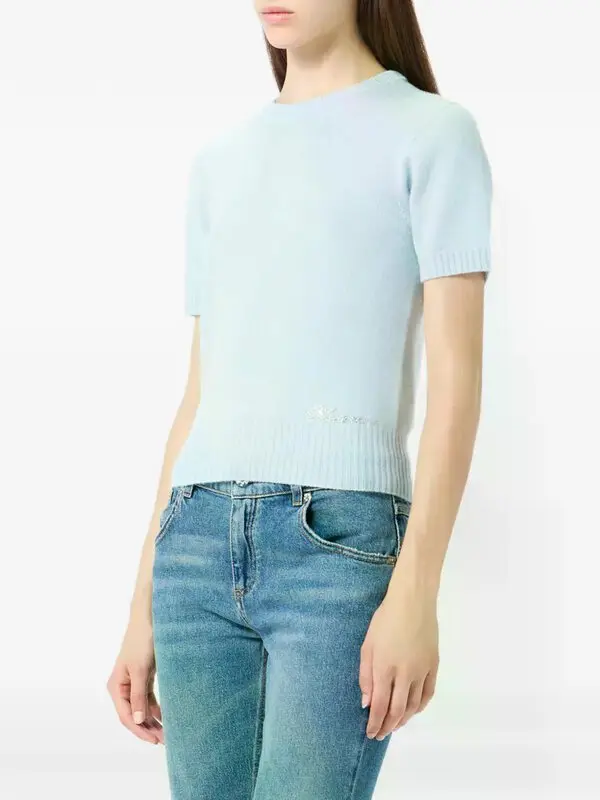 Blumarine Short Sleeve Sweater