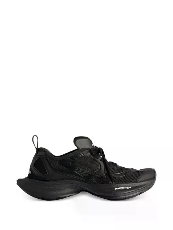 Balenciaga Circuit Platform Lace-up Sneakers - Black