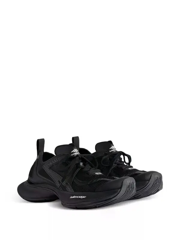 Balenciaga Circuit Platform Lace-up Sneakers - Black