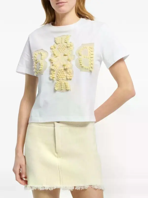 BARRIE Cropped Logo T-shirt
