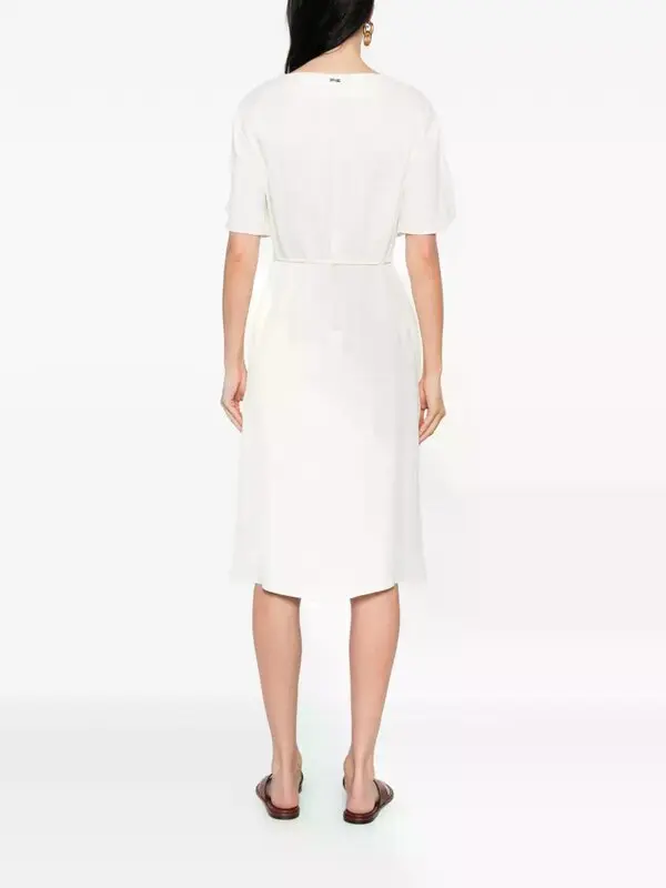 Herno Tie-waist Midi Dress