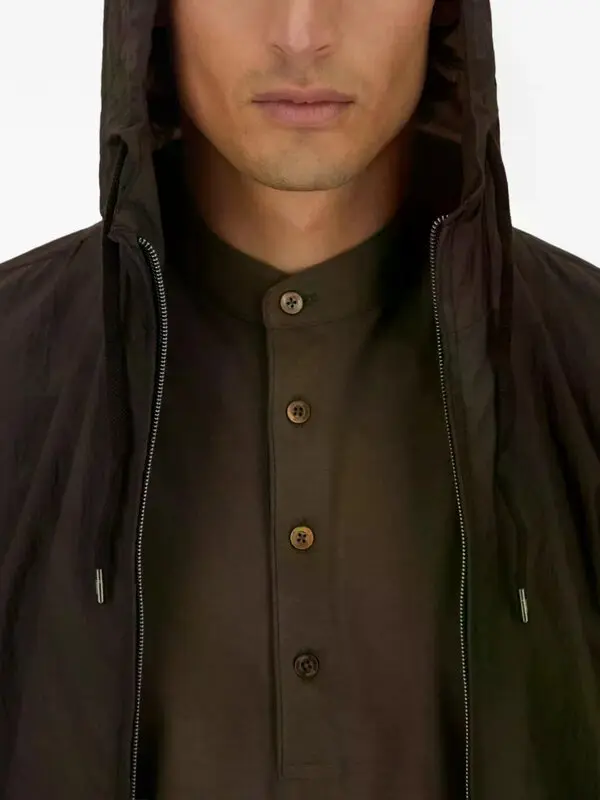 Herno Drawstring Hooded Jacket