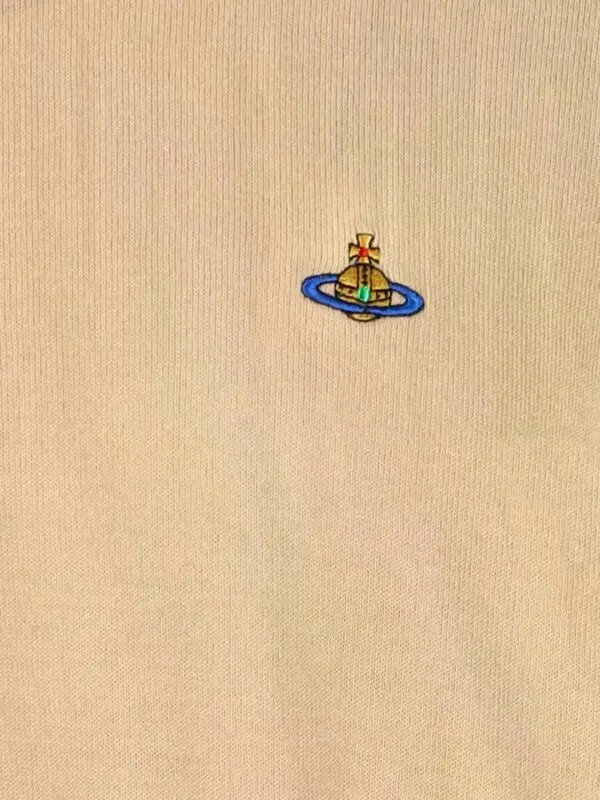 VIVIENNE WESTWOOD Orb Embroidery Crew Neck Sweater