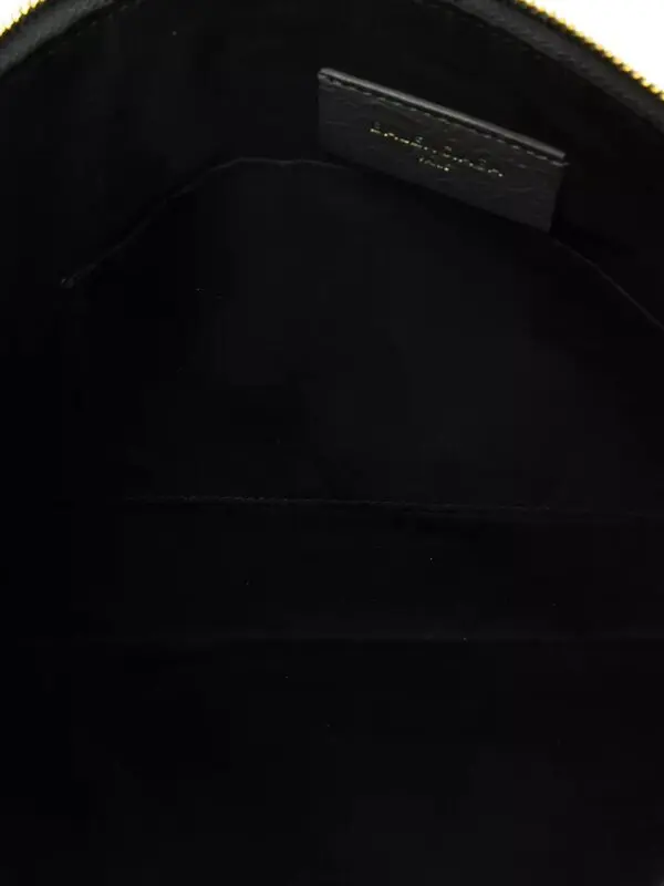 Balenciaga 2018 Lambskin Motocross Classic Zip Around Flat Clutch Bag