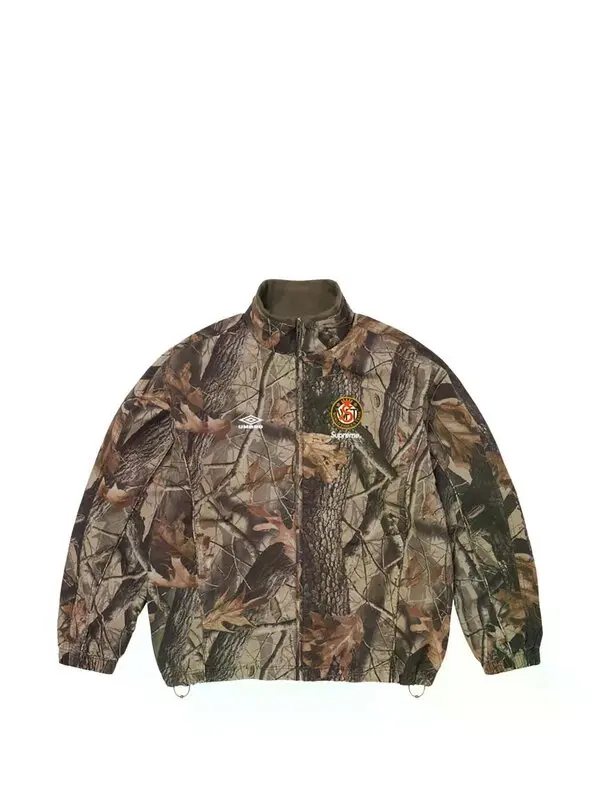 Supreme Zip-up Camo-pattern Cotton Track Jacket