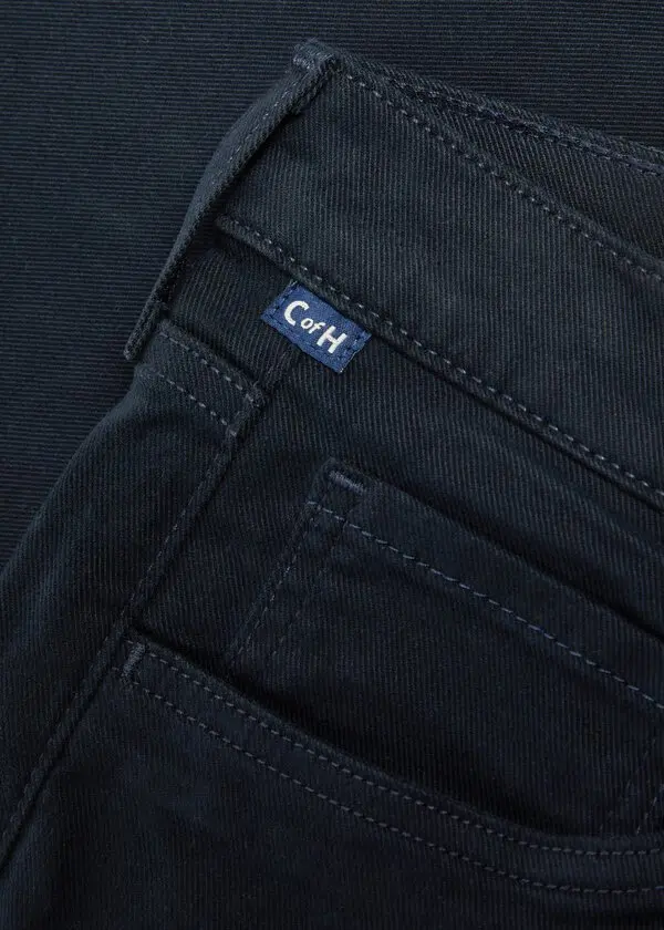 Citizens Of Humanity Elijah Straight-leg Stretch-twill Trousers - Navy