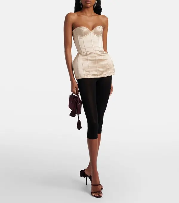 Magda Butrym Silk Satin Corset