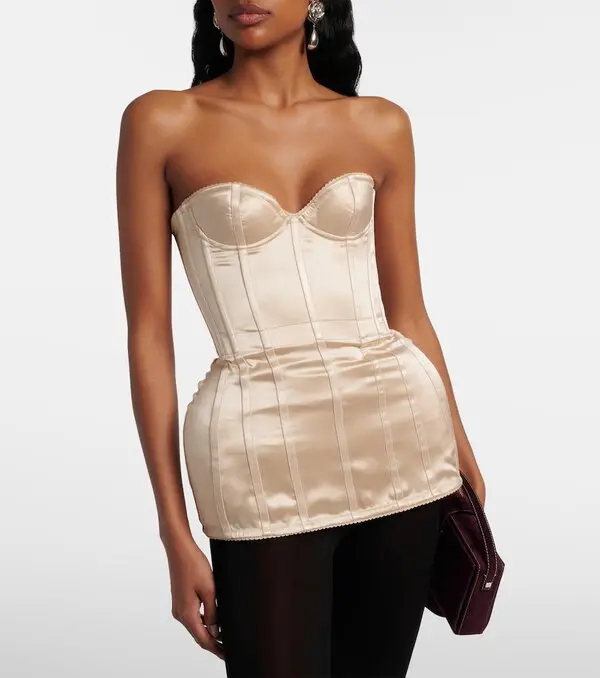 Magda Butrym Silk Satin Corset