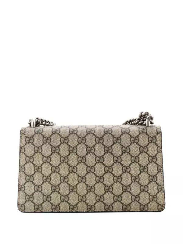 Gucci Dionysus Gg Coated Canvas Small Shoulder Bag With Crystal Embellished Metal - Multicolour