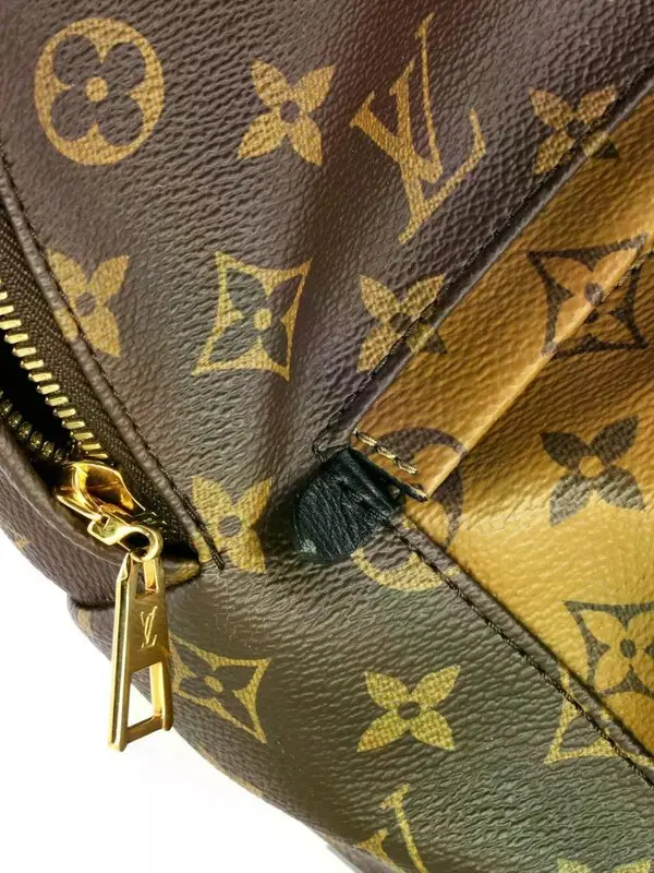 LOUIS VUITTON Palm Springs Reverse Monogram Canvas Pm Backpack - Brown