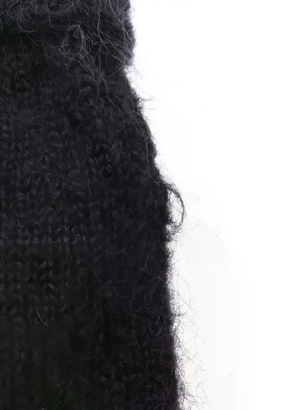 LOUIS VUITTON Script Embroidered Mohair Wool Gloves