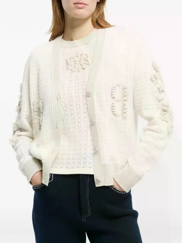 BARRIE B-logo Cashmere Cardigan
